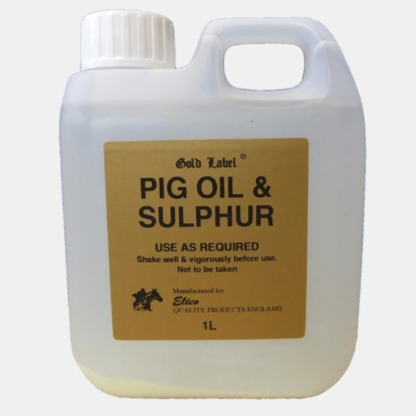 Gold Label Pig Oil & Sulphur – Leighs Animal Feeds