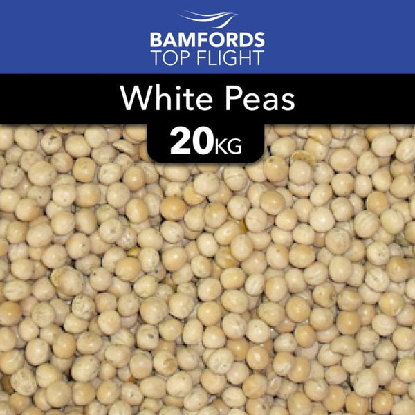 Bamfords Top Flight White Peas 20kg – Leighs Animal Feeds